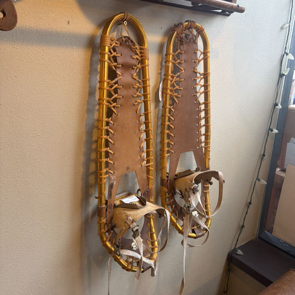 Leather and Rawhide Snowshoes SET/2 – Ballard Consignment