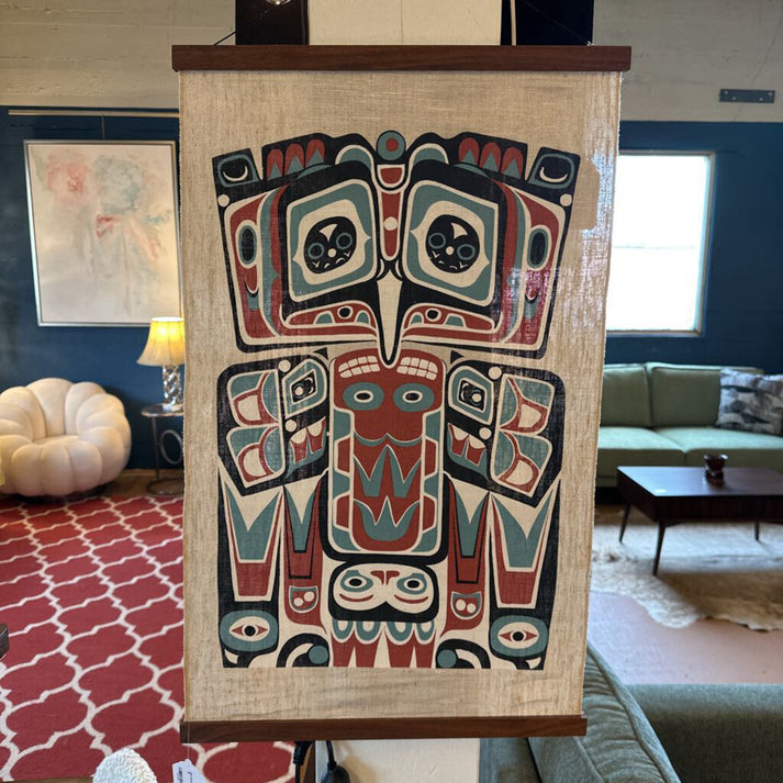 Mid Century Native Wall Hanging – Ballard Consignment