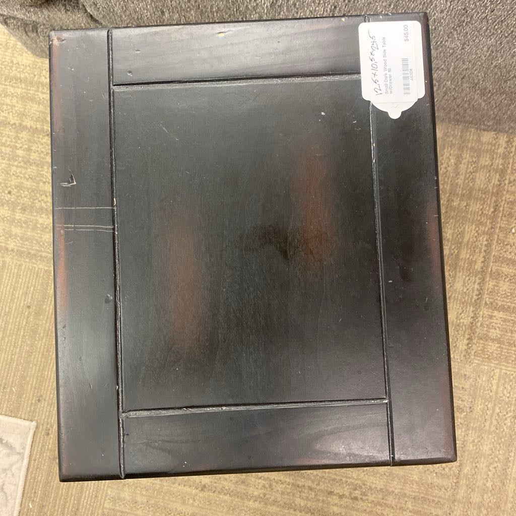 Small Dark Wood Side Table w/Drawer – Ballard Consignment